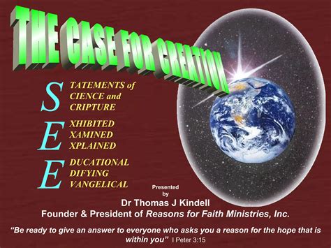 The Case Of Evolution And Creation Ppt