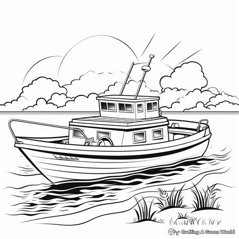 Boats Coloring Pages