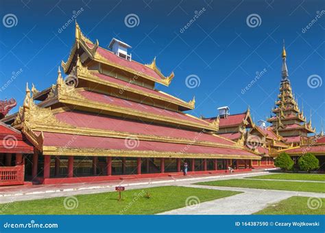 The Mandalay Palace Located In Mandalay Myanmar Is The Last Royal