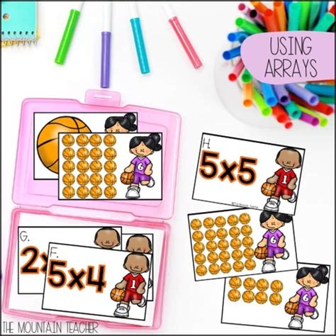 Multiplication Array Activity 2nd Or 3rd Grade Multiply With Arrays
