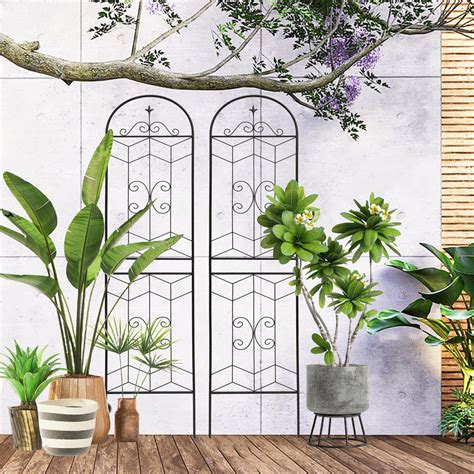 Darby Home Co 4 Pack Metal Garden Trellis 867 X 197 Rustproof