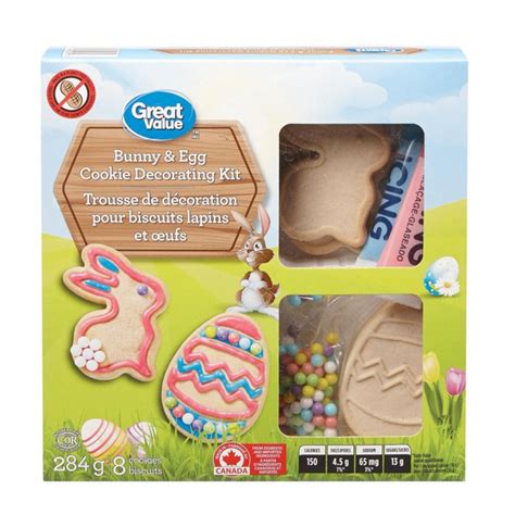 Great Value Bunny And Egg Cookie Decorating Kit Walmartca