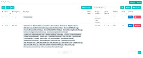 Syslog Settings Epati Cyber Security