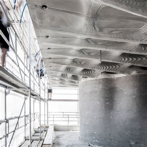 Zaha Hadid Architects And Eth Zurichs Concrete Pavilion Made With 3d Knitted Formwork