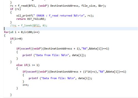 Reading 32 Bit Data From The File And Storing In One Variable