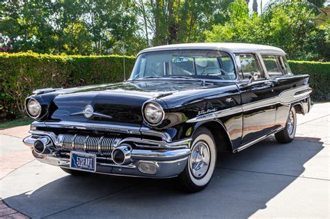 1957 Pontiac Star Chief 2 Door Custom Safari Wagon For Sale On Bat