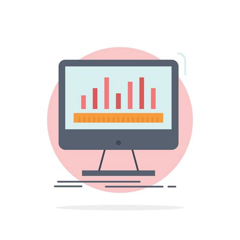 Analytics Processing Dashboard Data Stats Flat Color Icon Vector 13326193 Vector Art At Vecteezy