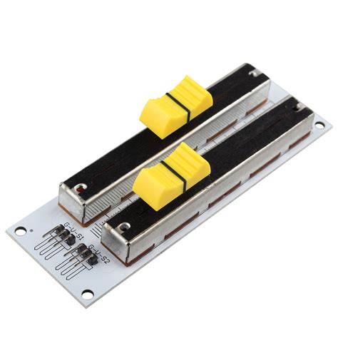 haljia electronic building block 10k double row sliding linear potenti