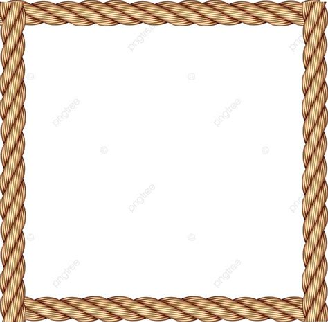 a frame made of rope rope twine background vector rope twine