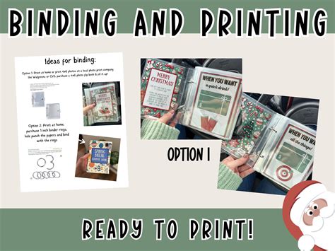 Digital Christmas T Card Book 4x6 Christmas T Card Holder