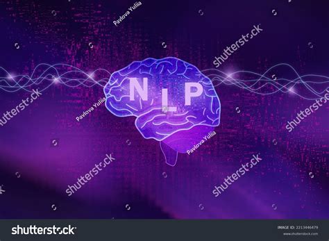 Brain Nlp Programming Natural Language Process Stock Illustration