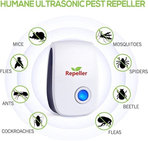 196 Ultrasonic Pest Bug Repeller 4 Pack Repellent Plug In Indoor For