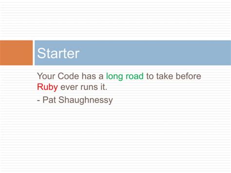 Rubyconf Bangladesh 2017 Core Ruby How It Works Ppt