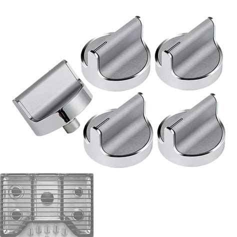 2025 Upgraded W10594481 Gas Stove Knobs Replacement For Whirlpool Rangeovenstainless Steel