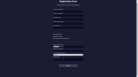 GitHub SanskarJain Registration Form Using Html Css And Bootstrap