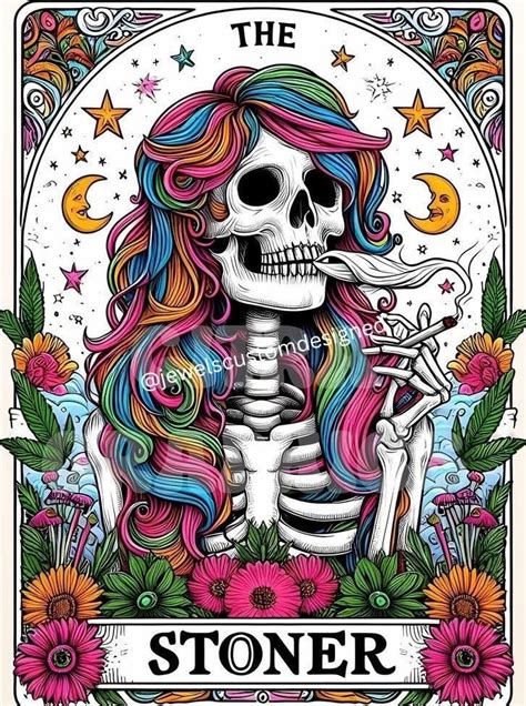 Tarot Card Artwork Art Hippie Diy Skulls 5d Diamond Painting