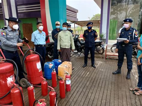 လက်ပံတန်းမြို့၌ ပူပြင်းခြောက်သွေ့ရာသီတွင် စက်သုံးဆီအရောင်းဆိုင်များအား မီးလောင်၊ မီးလန့်မှုမရ