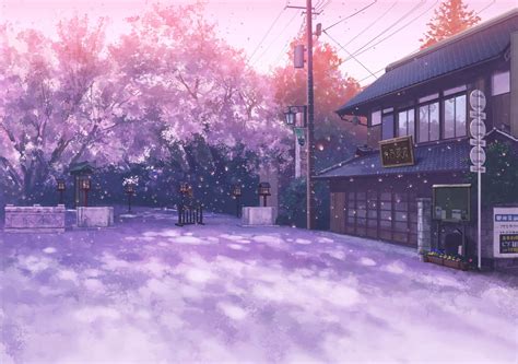 Cherry Blossom Anime Wallpapers 4k Hd Backgrounds On Wallpaperbat