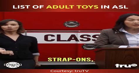 List Of Adult Toys In American Sign Language ASL
