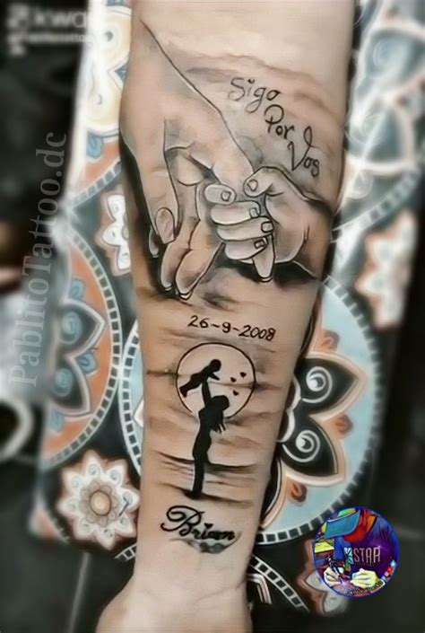 Tatuaje Madre E Hijo