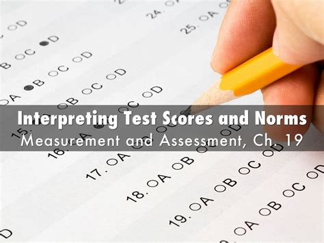 Interpreting Test Scores And Norms By Amy Brinkley