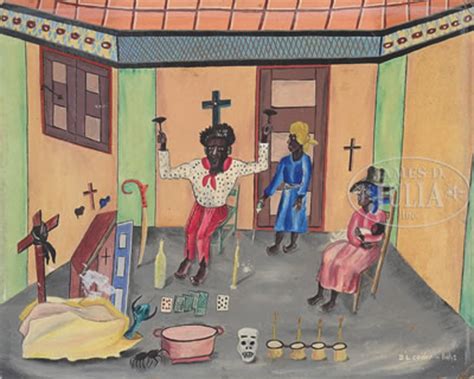 Cedor Dieudonne L P0013 Haitian Art Research Project Harp
