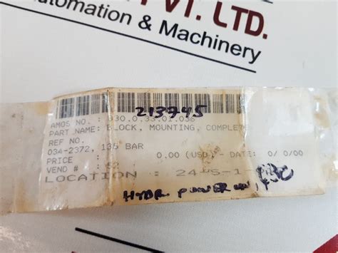 Danfoss 034 2372 Complete Mounting Block Aeliya Marine