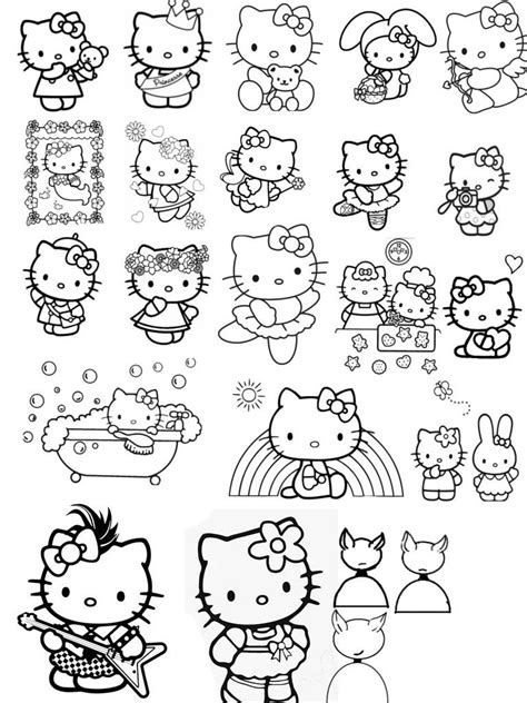 Хелоу Китти Hello Kitty татуировки Приглашения Hello Kitty Рисунки Sharpie