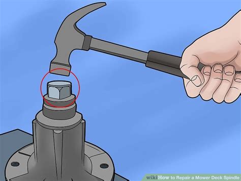 How To Repair A Mower Deck Spindle With Pictures Wikihow