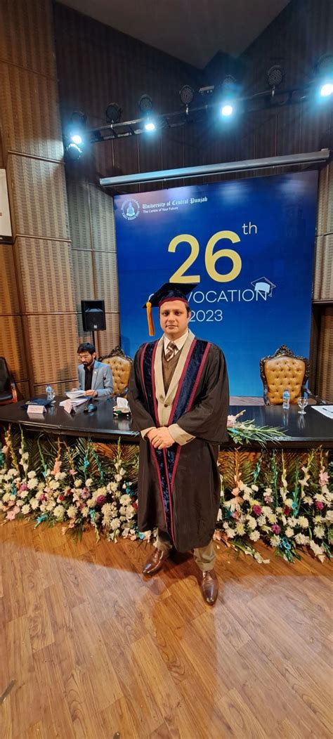 Talha Zubair Ahmad Khan Phd On Linkedin I Had A Pleasure To Be Part Of Academic Procession
