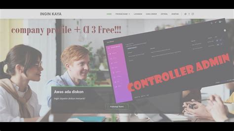 Company Profile Codeigniter Bootstrap 4 Free Sourcecode Youtube
