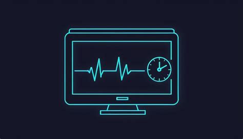 Premium Photo Realtime Analytics Icon A Line Vector Illustration