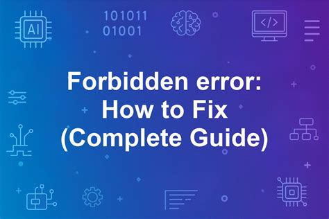 Forbidden Error How To Fix Complete Guide Topmost Ads