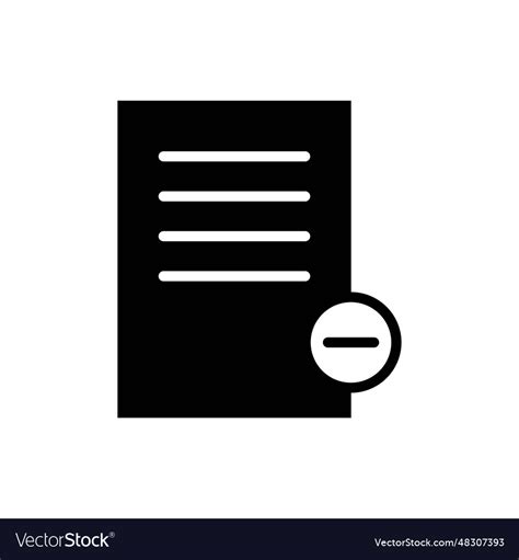 Document And Files Icon Add File Delete Royalty Free Vector
