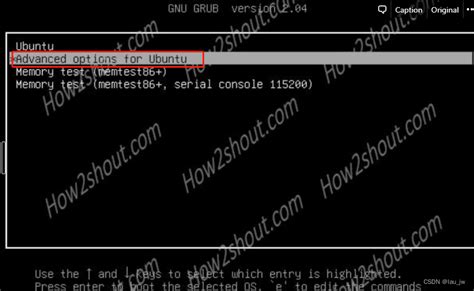 vmware虚拟安装ubuntu，然后切换ubuntu内核版本 ubuntu开机切换内核 csdn博客