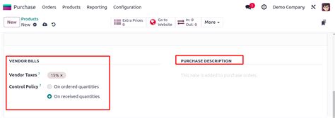 Product Management In Odoo Purchase Odoo V Enterprise Edition Book