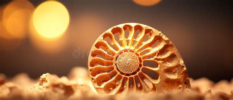 Fossil Material Structure Background Generative Ai Stock Illustration