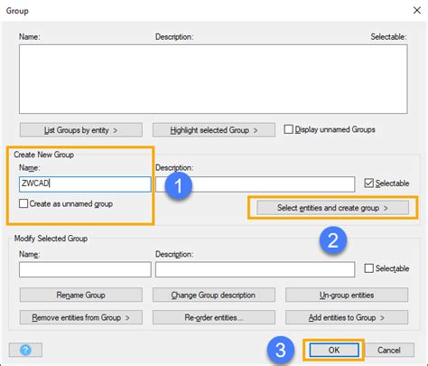 ★how to create group in zwcad technical knowledge base en confluence