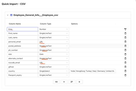 Enhancement Better Column Datatype Mapping During Import · Issue