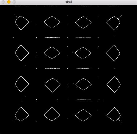 C Issues Implementing Skeletonize Algorithm In Opencv Stack Overflow