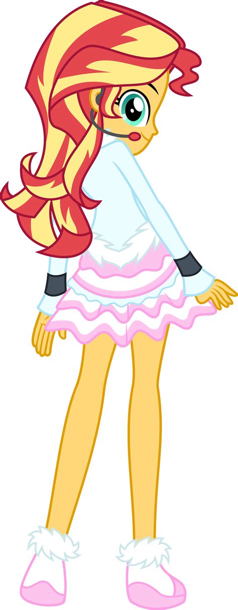 EqG Sunset - Winter Look (COM) by Osipush on DeviantArt