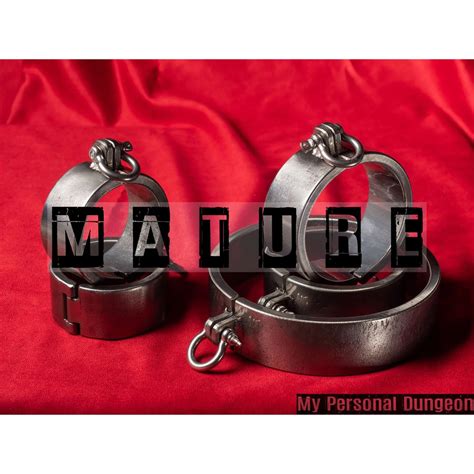 Bdsm Very Heavy Shackles 16 Wide Steel Restraints Custom Dungeon