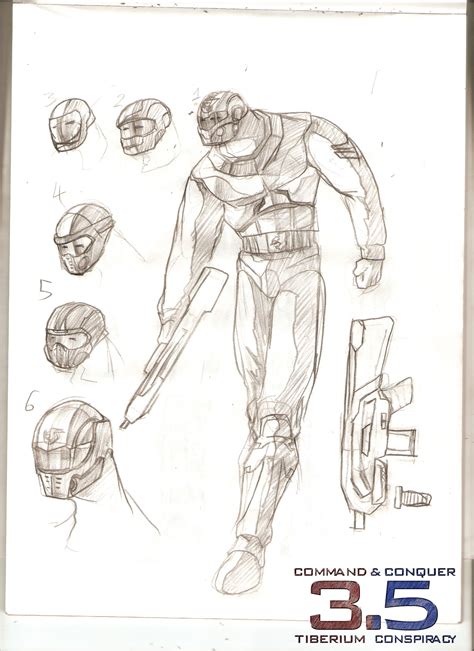 First Prototype Of GDI Infantry Image Command And Conquer