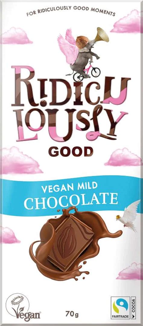 Ridiculously Good Mild Chocolade Reep 70g