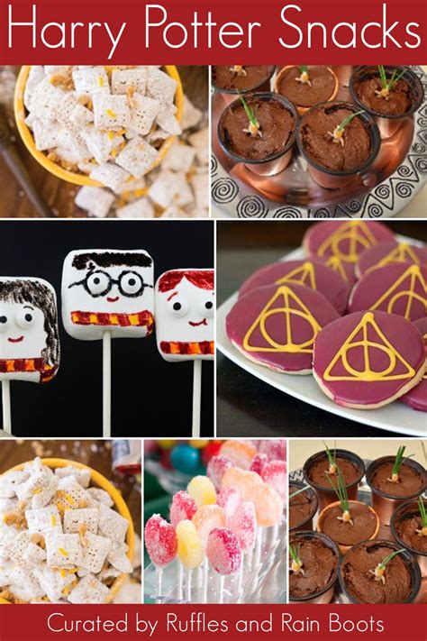 The Best Harry Potter Snack Ideas Harry Potter Snacks Harry Potter