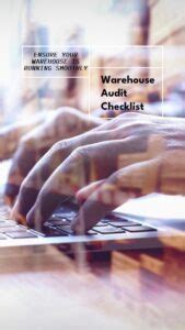 Warehouse Audit Checklist EAuditor Audits Inspections