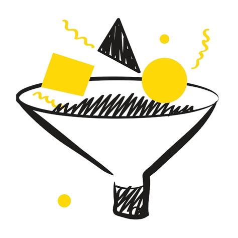Premium Vector Sorting Funnel