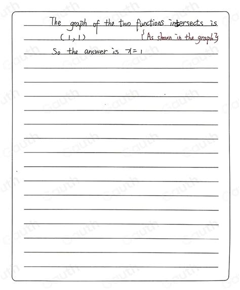 Solved Y Which Input Value Produces The Same Output Value For The Two