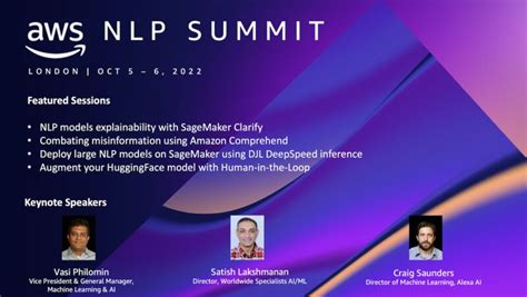 Antje Barth On Linkedin Aws Nlp Summit London