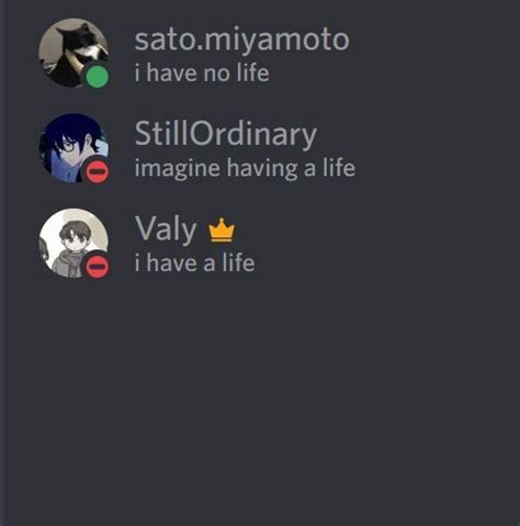 Funny Status Ideas For Discord